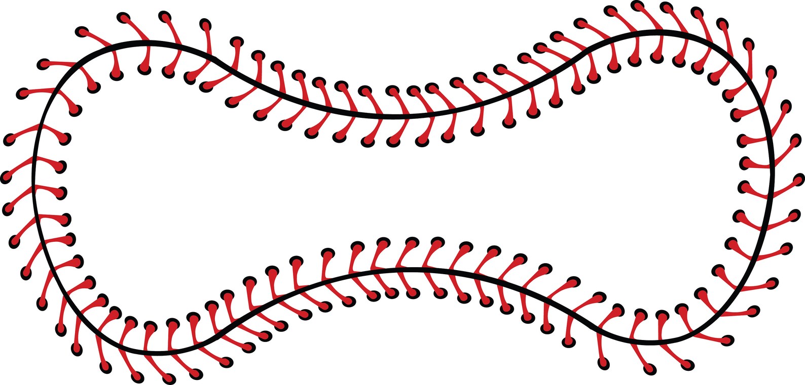 BASEBALL STITCHES SVG Bundle Baseball Stitches Clipart | Etsy Canada