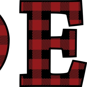 BUFFALO PLAID ALPHABET and Numbers Svg Files, Buffalo Plaid Alphabet ...