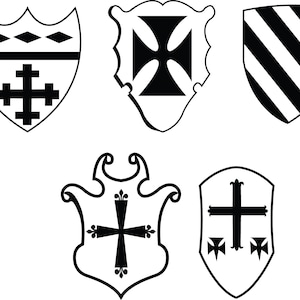 Medieval Svg, SVG, Knights, Crosses Swords, Helmets Svg,silhouette ...