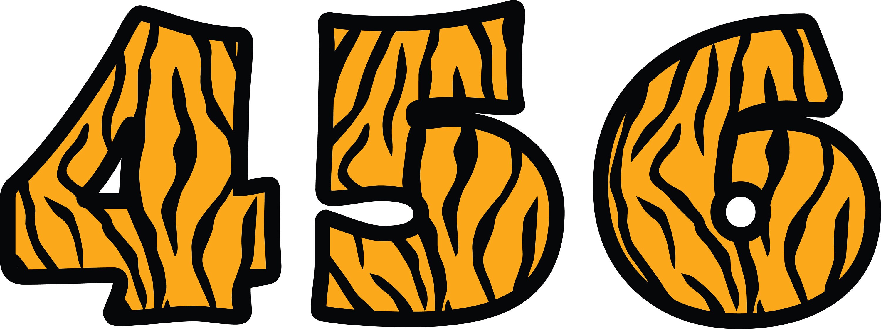 TIGER ALPHABET SVG Files, Tiger Alphabet Clipart, Tiger Font for Cricut ...