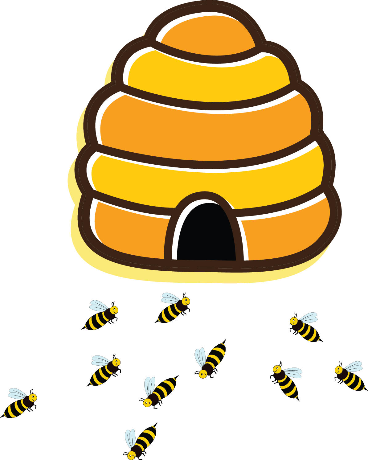 Beekeeping, Honeybee, SVG File, Cut File, Clipart, Silhouette Cameo ...