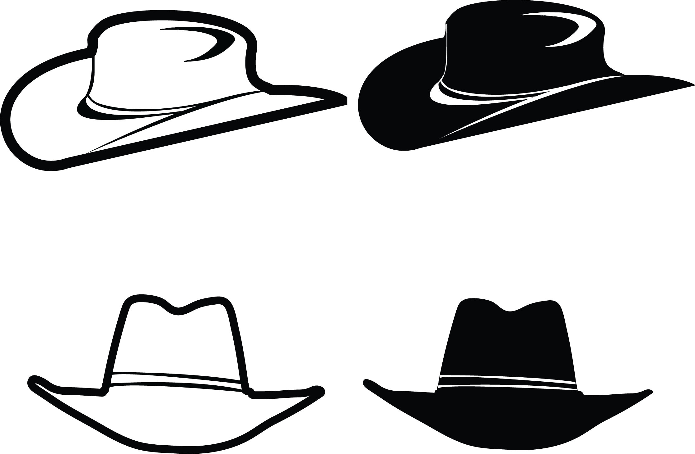 Cowboy Hat Cowboy Hat SVG SVG Files Cowboy Hat SVG Files - Etsy Canada