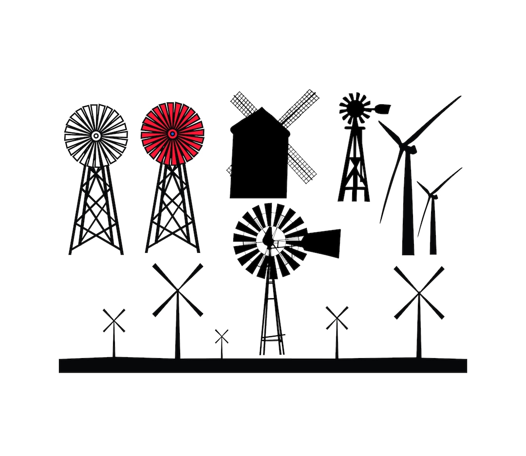 Windmill, Windmill SVG, Windmill SVG Files, SVG Files, Cricut ...