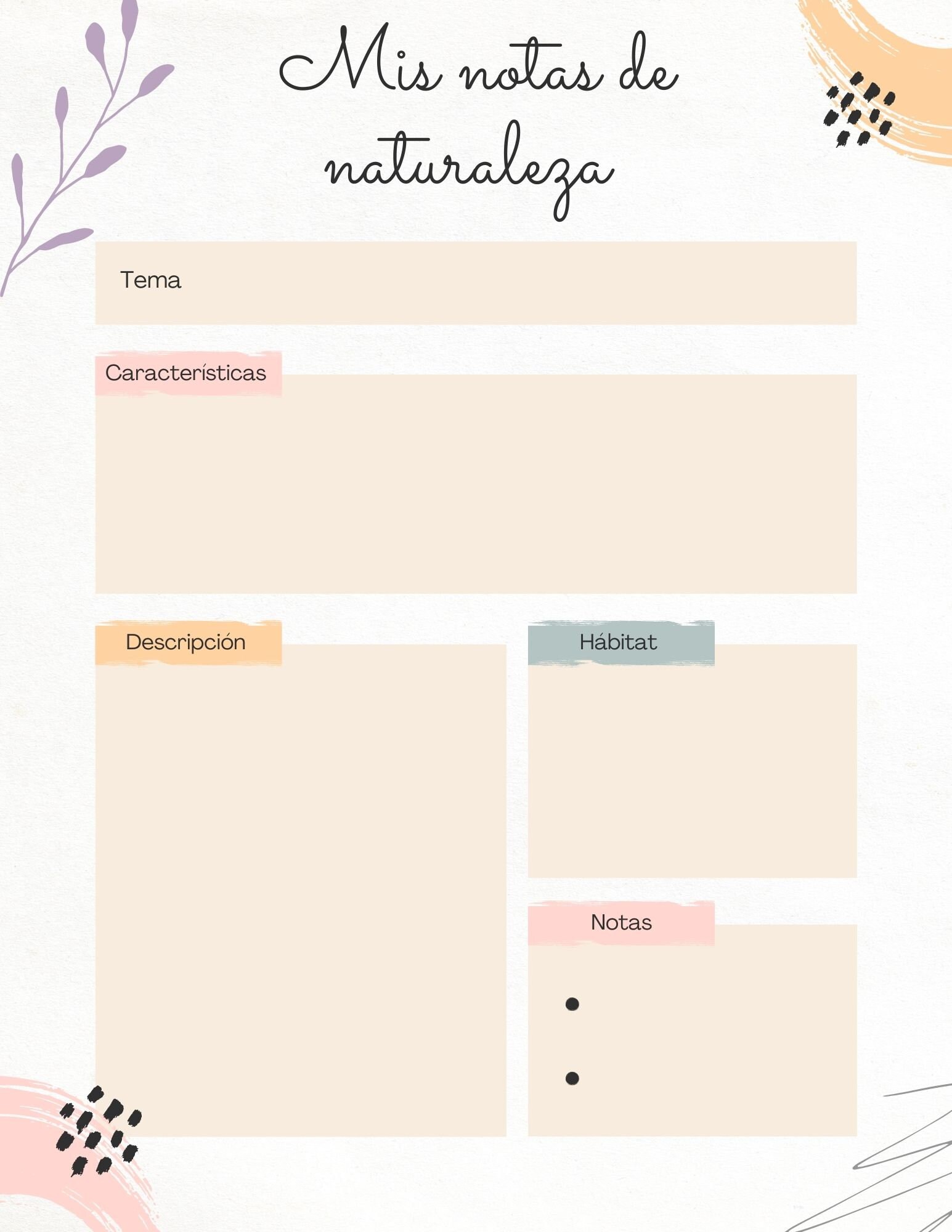 Printable Kids Nature Journal Homeschool Nature Study Chalotte Mason ...