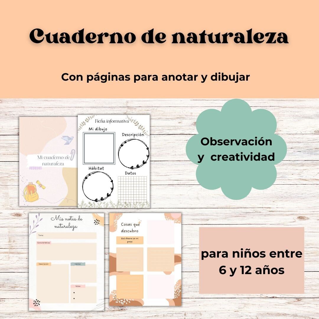 Printable Kids Nature Journal Homeschool Nature Study Chalotte Mason ...