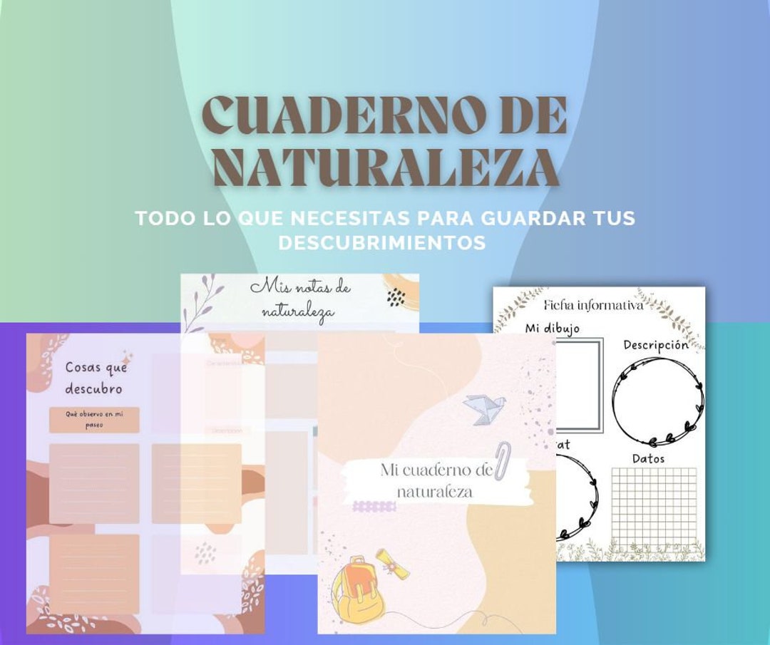 Printable Kids Nature Journal Homeschool Nature Study Chalotte - Etsy