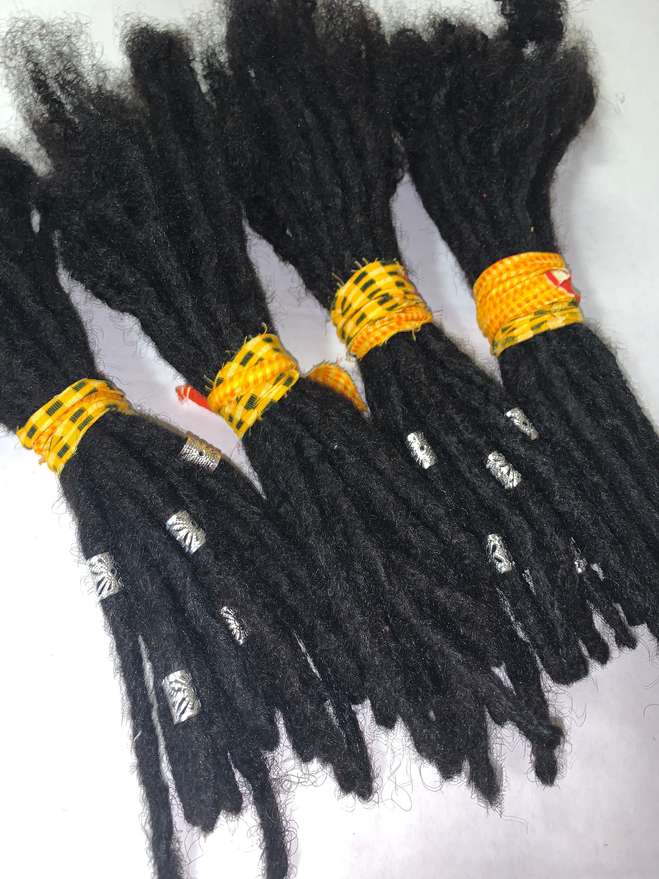 100% Human Hair Loc Extensions - Etsy