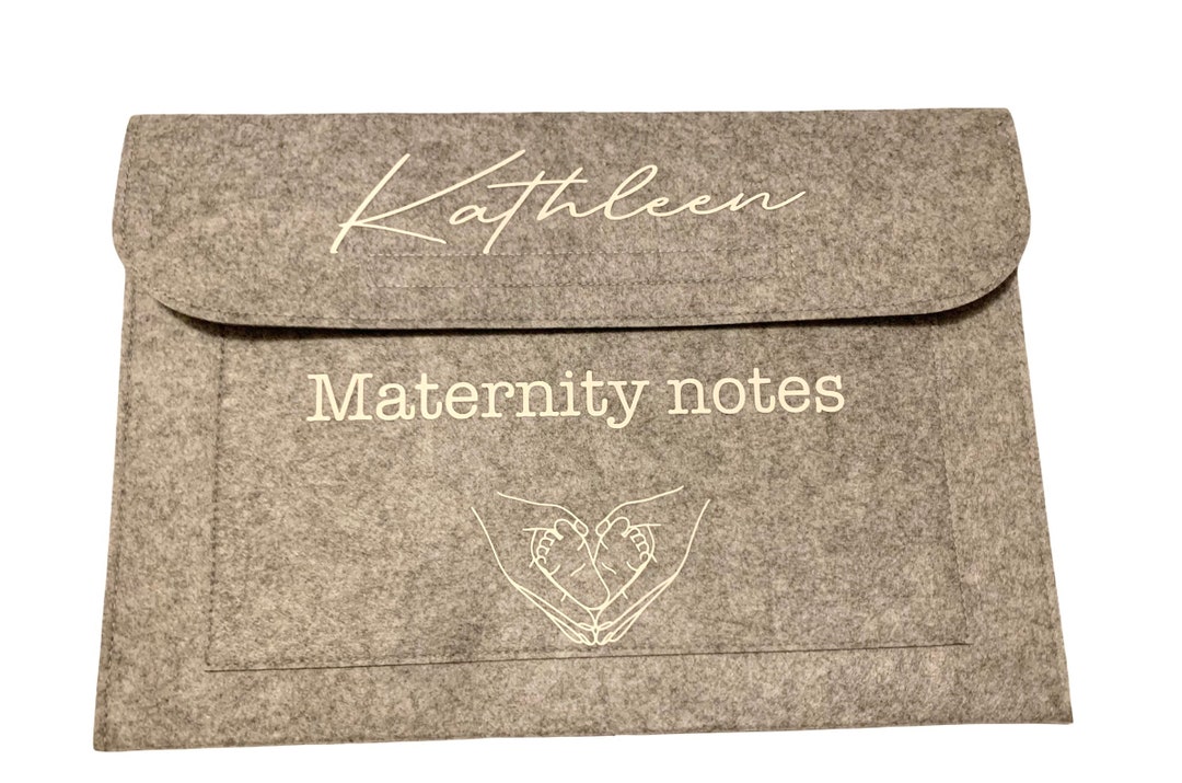 Personalised Maternity Notes Folder Pregnancy Note Wallet - Etsy