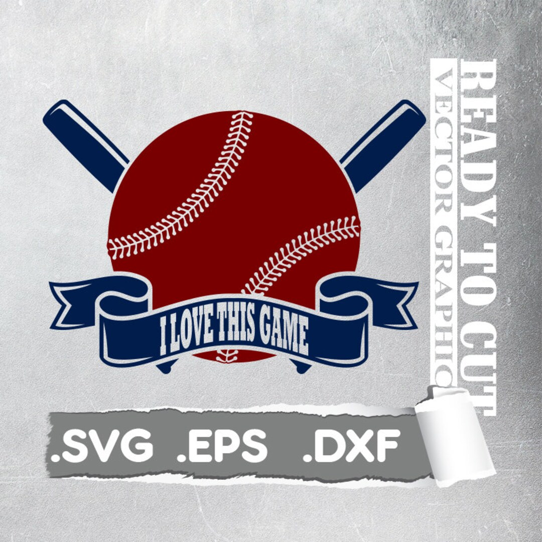 Baseball Svg I Love Baseball Svg Love Baseball Svg Sport Svg I Love ...