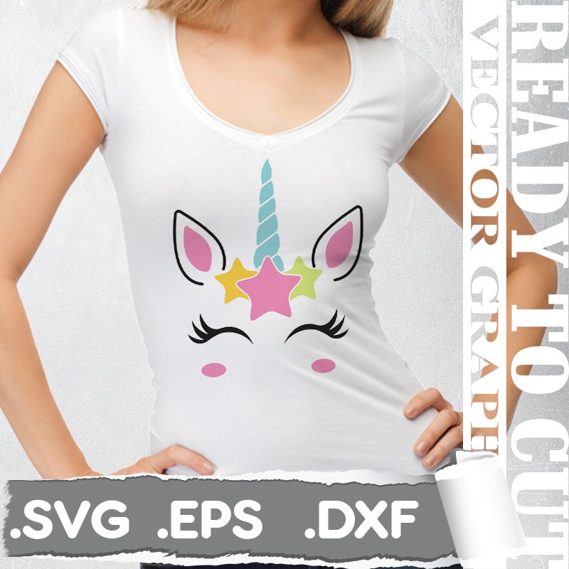 Licorne svg collection Licorne cils Licorne anniversaire svg Licorne ...