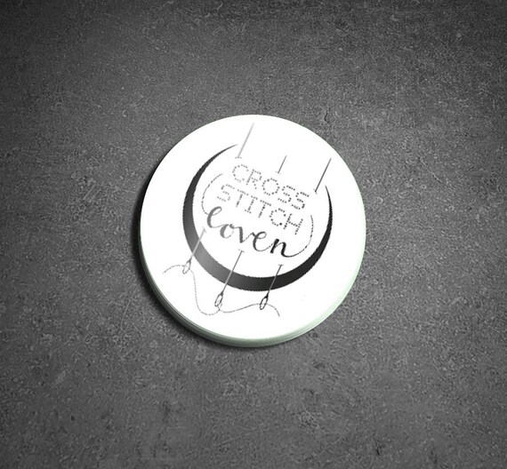 Cross Stitch Coven Logo Sticker - Etsy