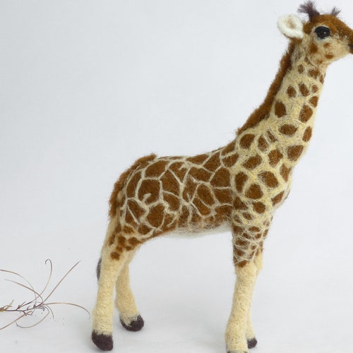 Needle Felted Giraffe - Etsy