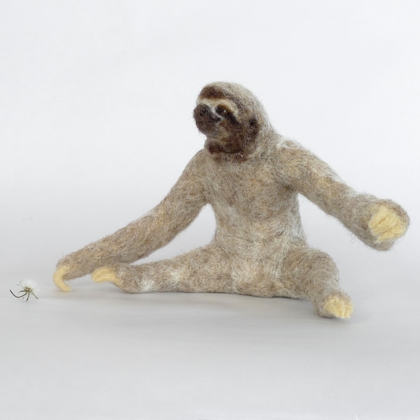 Felted Sloth - Etsy