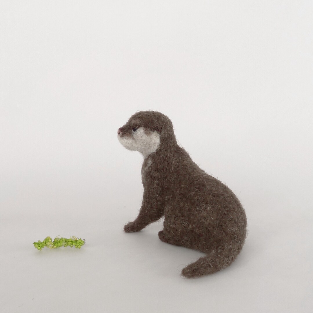 Needle Felted Baby Otterfelted Baby Otterneedle Felted - Etsy