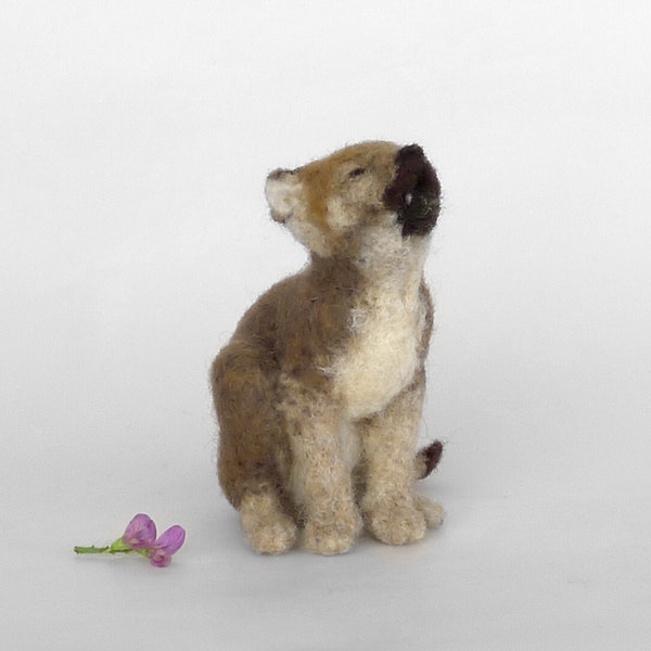 Felt Wolf - Etsy