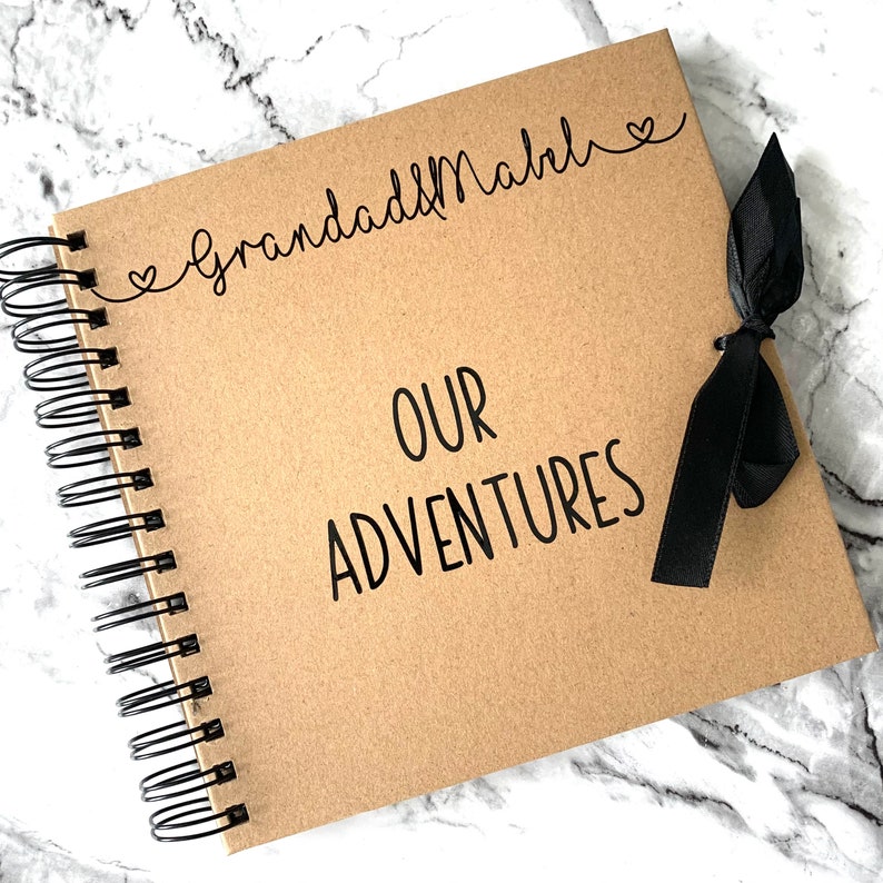 Personalised Memory Book - Father's Day Gift - Keepsake Book ...