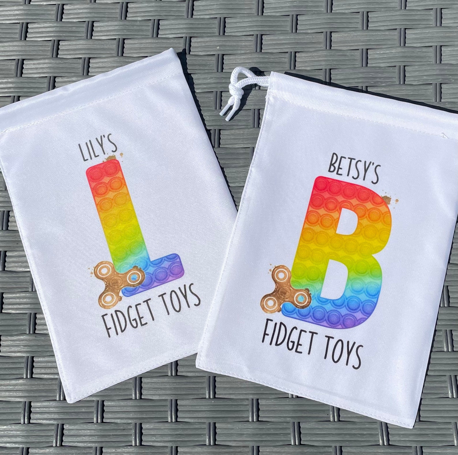 Fidget Toy Bag Fidget Toy Storage Personalised Fidget Toy - Etsy UK