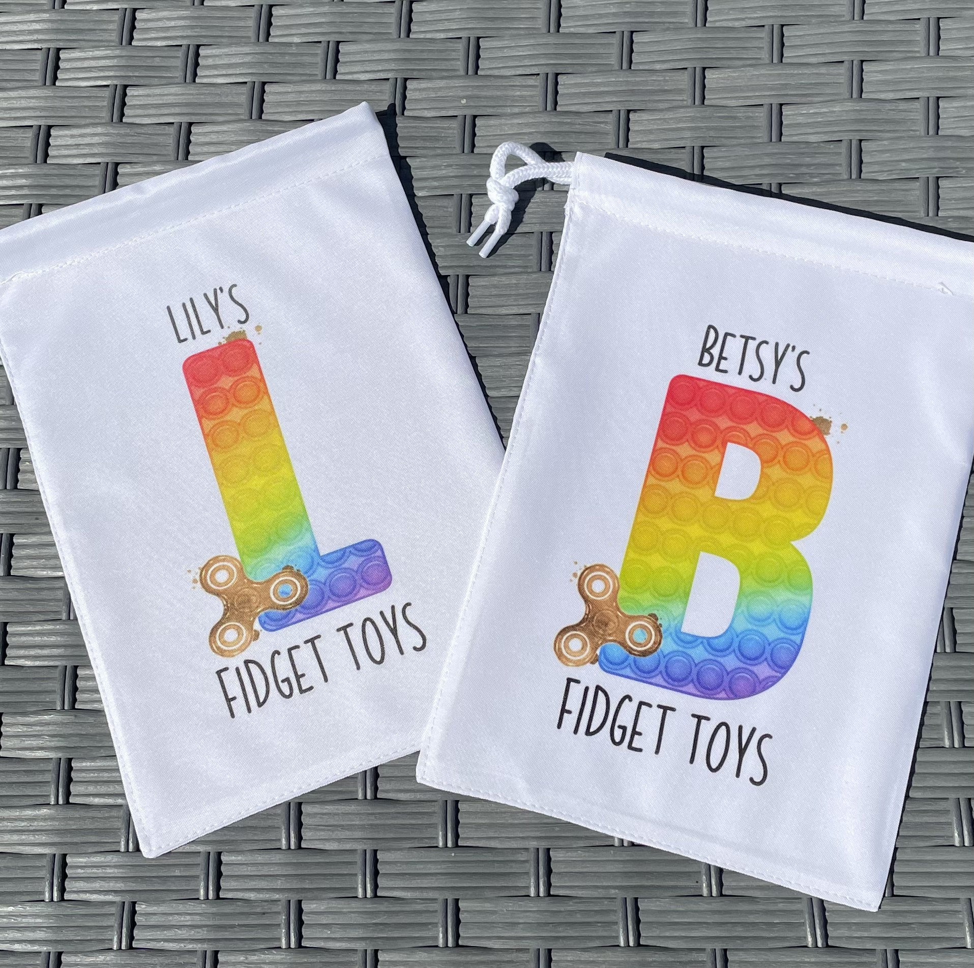 Fidget Toy Bag Fidget Toy Storage Personalised Fidget Toy - Etsy UK