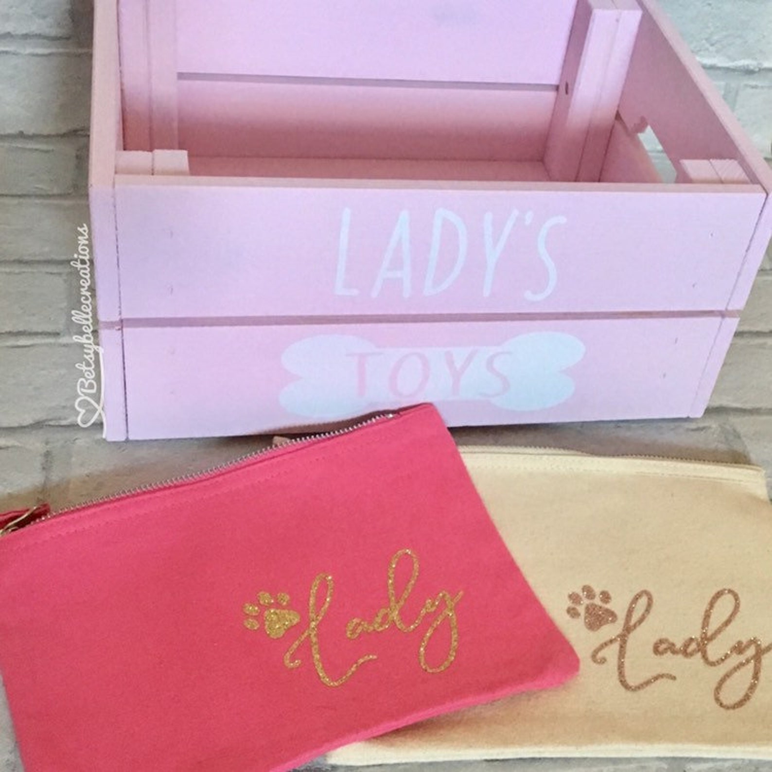 Dog Toy Crate Wooden Storage Crate Dog Toy Storage | Etsy