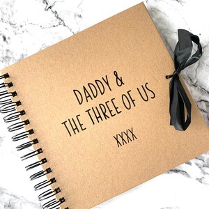 Personalised Memory Book - Father's Day Gift - Keepsake Book ...