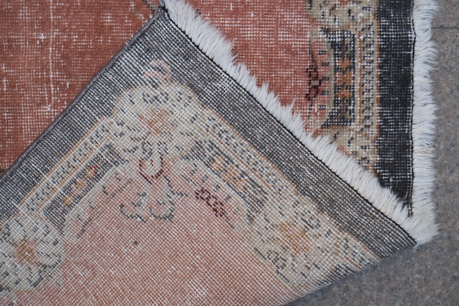 Worn Rugcarpet 5.54x3.28feet 169x100cmhandwoven Rugshand - Etsy