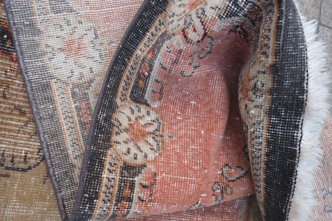 Worn Rugcarpet 5.54x3.28feet 169x100cmhandwoven Rugshand - Etsy