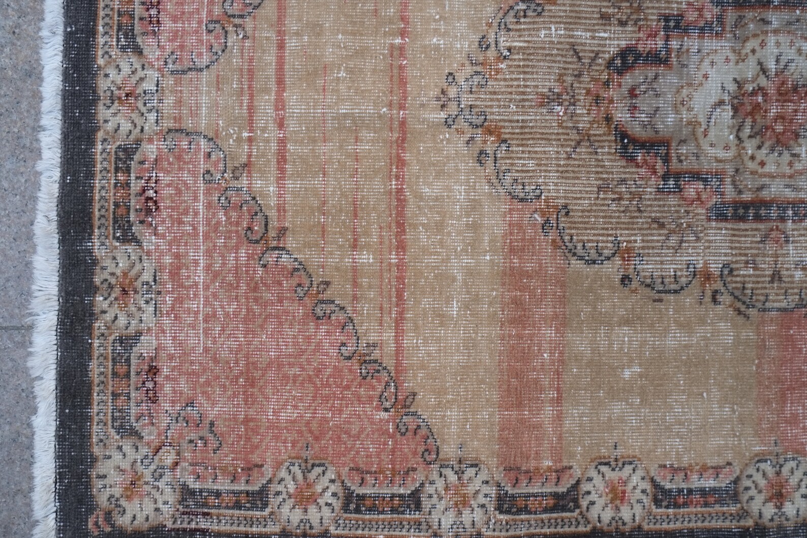 Worn Rugcarpet 5.54x3.28feet 169x100cmhandwoven Rugshand - Etsy