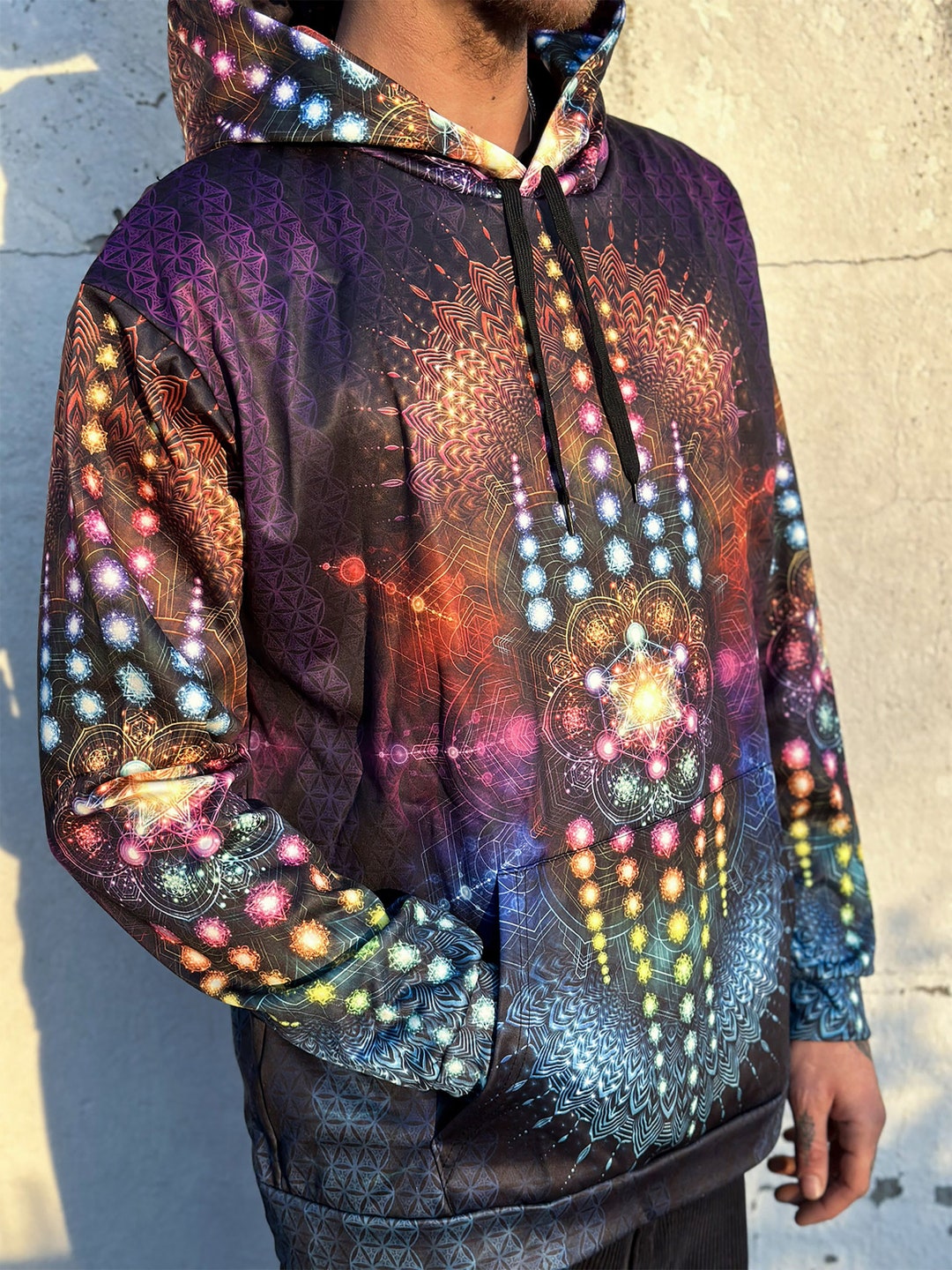Sacred Geometry Blast Hoodie, Clothing, Sacred Geometry, Men's Clothing ...