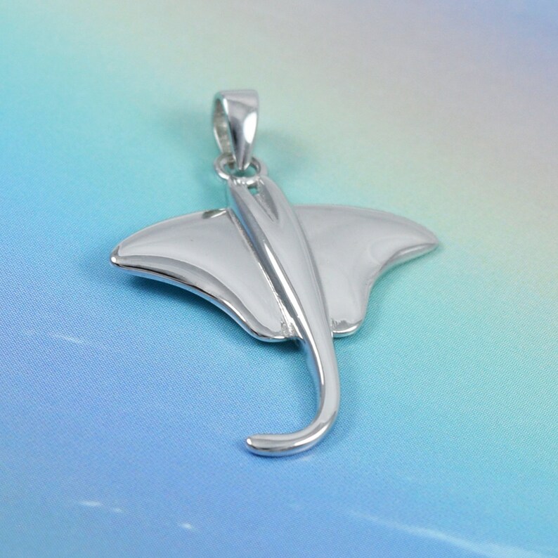 Hawaiian Stingray Necklace Sterling Silver Sting Ray Charm - Etsy