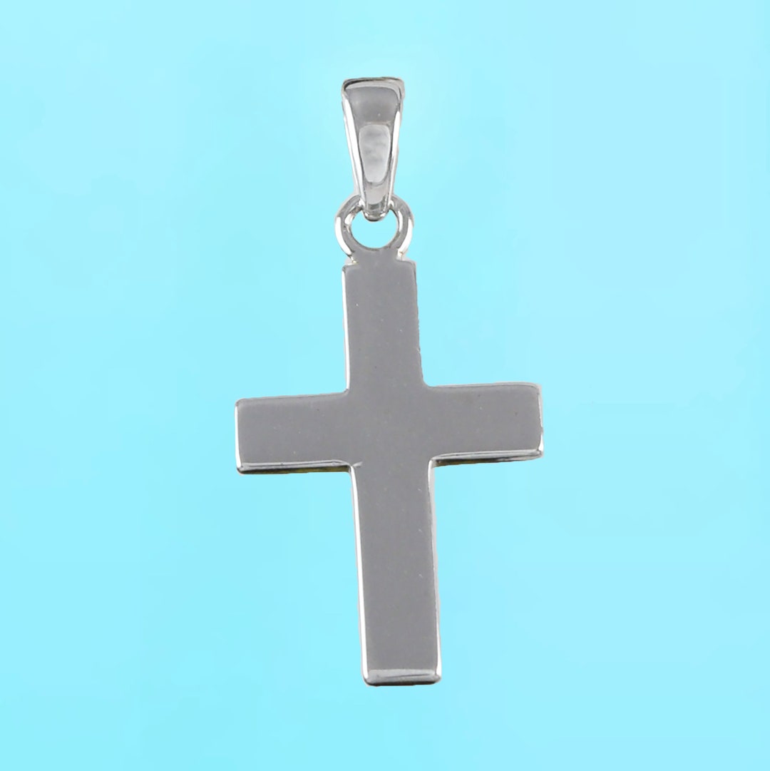 Hawaiian Cross Necklace, Sterling Silver Cross Pendant, Hawaiian ...