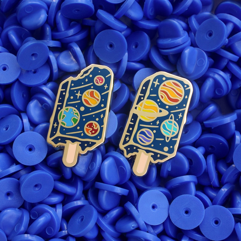 Planet Popsicles Enamel Pin Set - Etsy