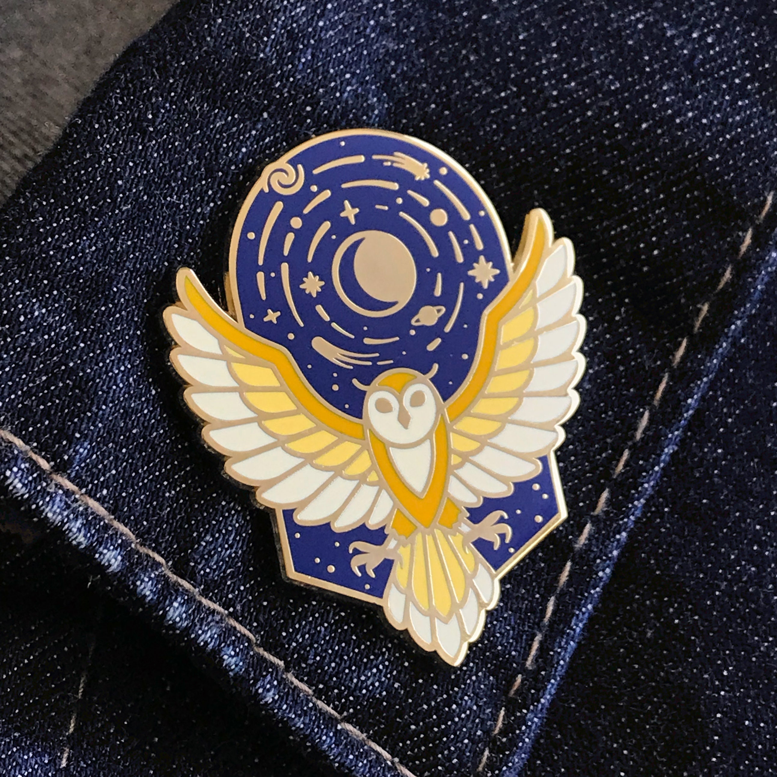 Night Owl - Enamel Pin - Etsy