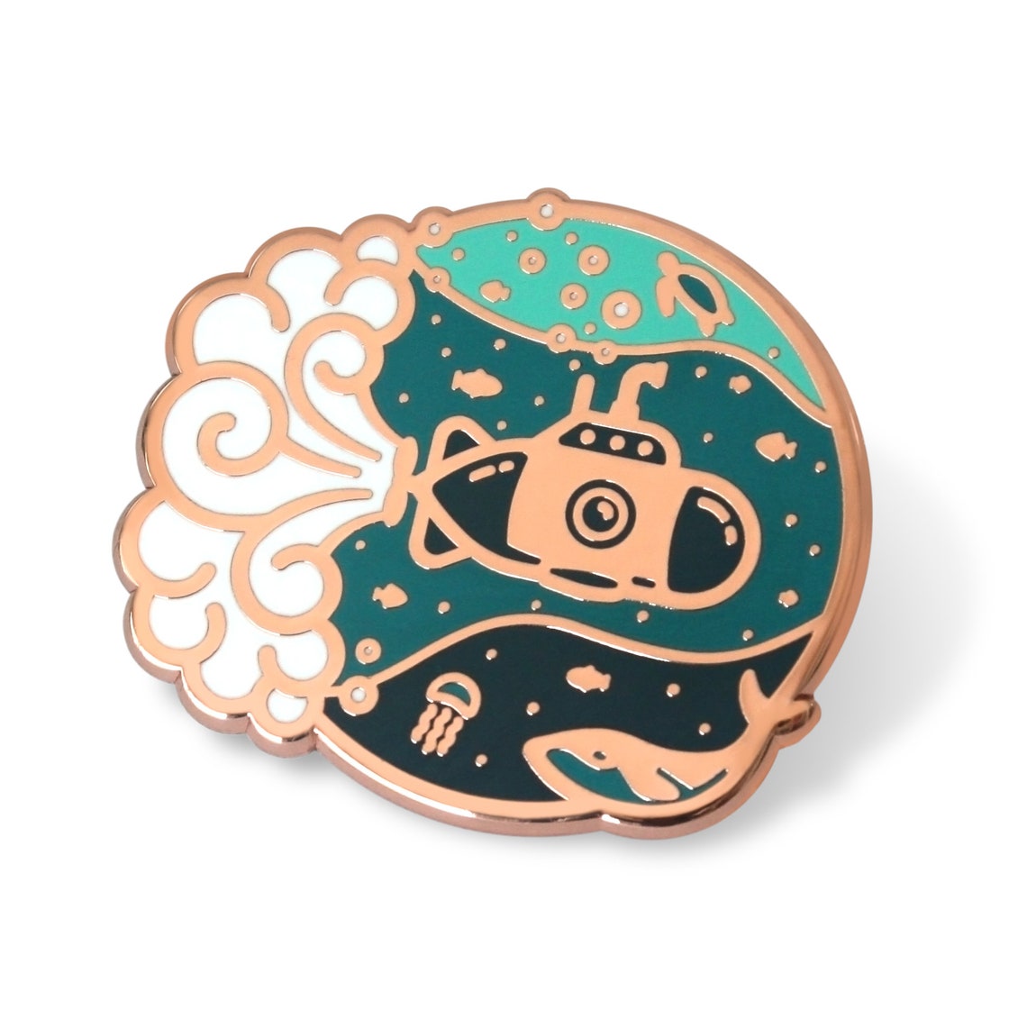 Ocean Adventure Enamel Pin - Etsy