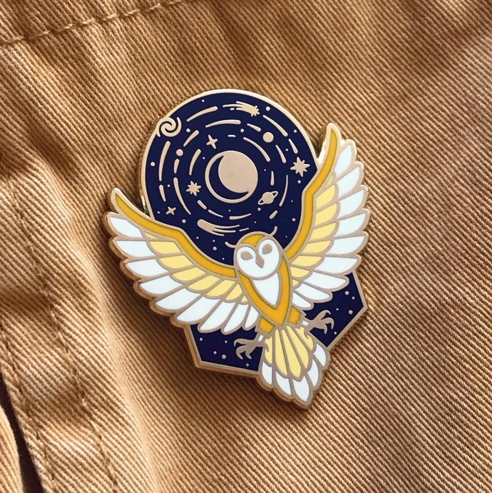 Night Owl - Enamel Pin - Etsy