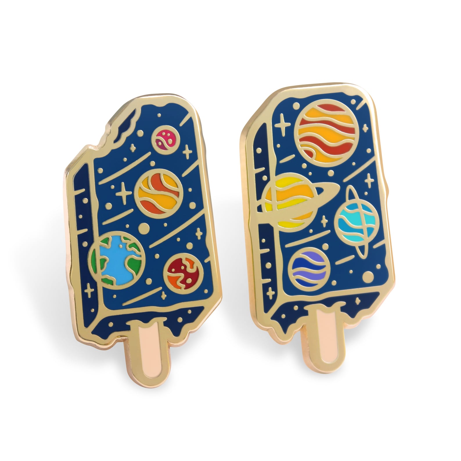 Planet Popsicles Enamel Pin Set - Etsy