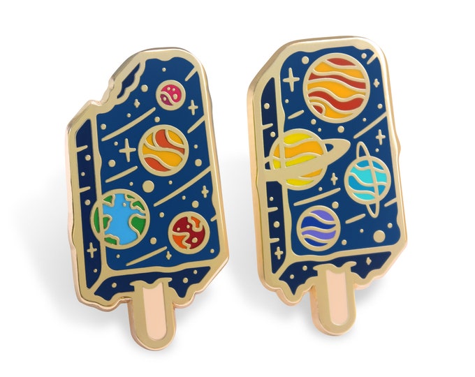 Planet Popsicles Enamel Pin Set - Etsy