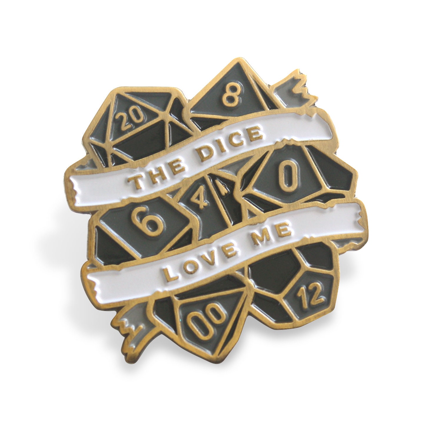 The Dice Love Me Enamel Pin - Etsy