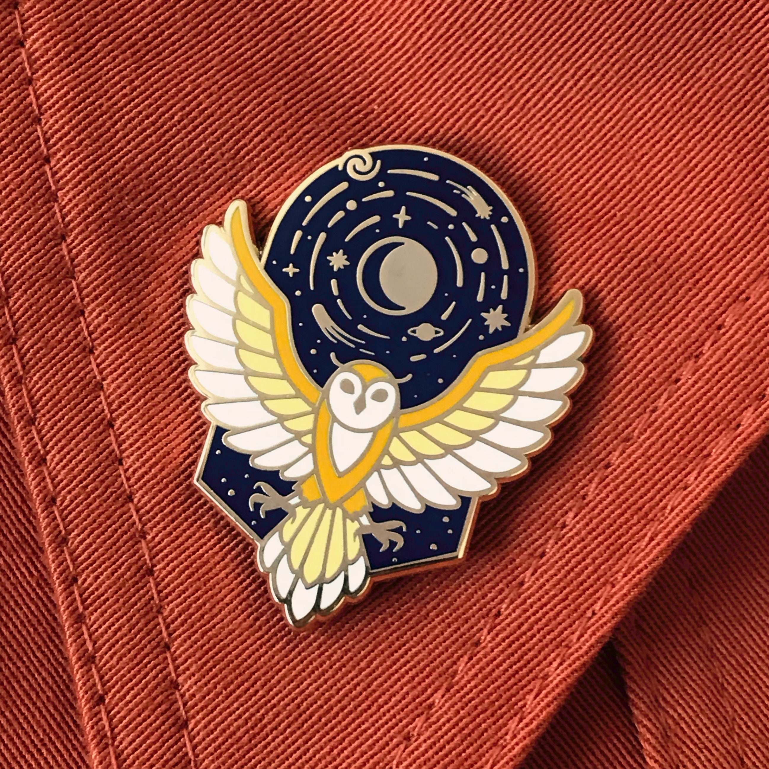 Night Owl - Enamel Pin - Etsy