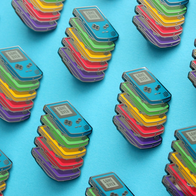 Game Boy Colors Enamel Pin | Etsy