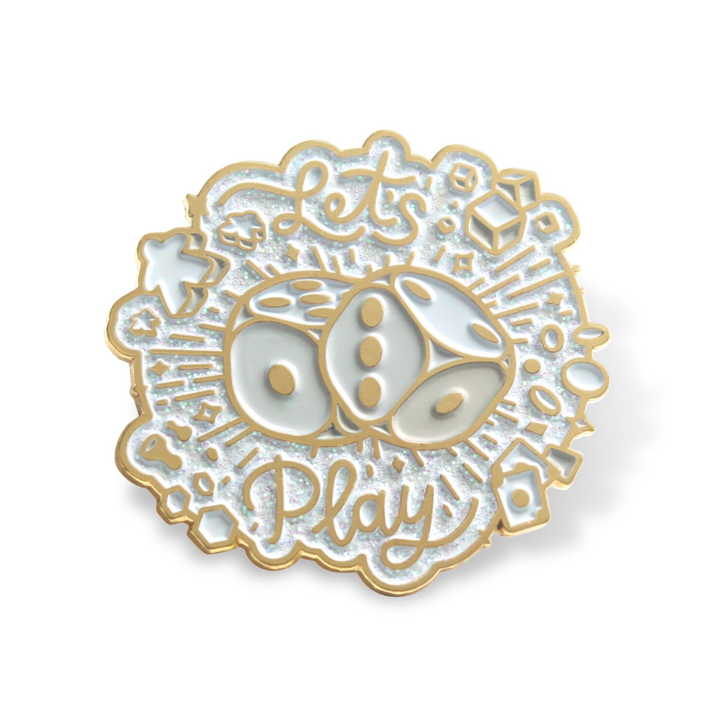 Let's Play - Enamel Pin - Etsy