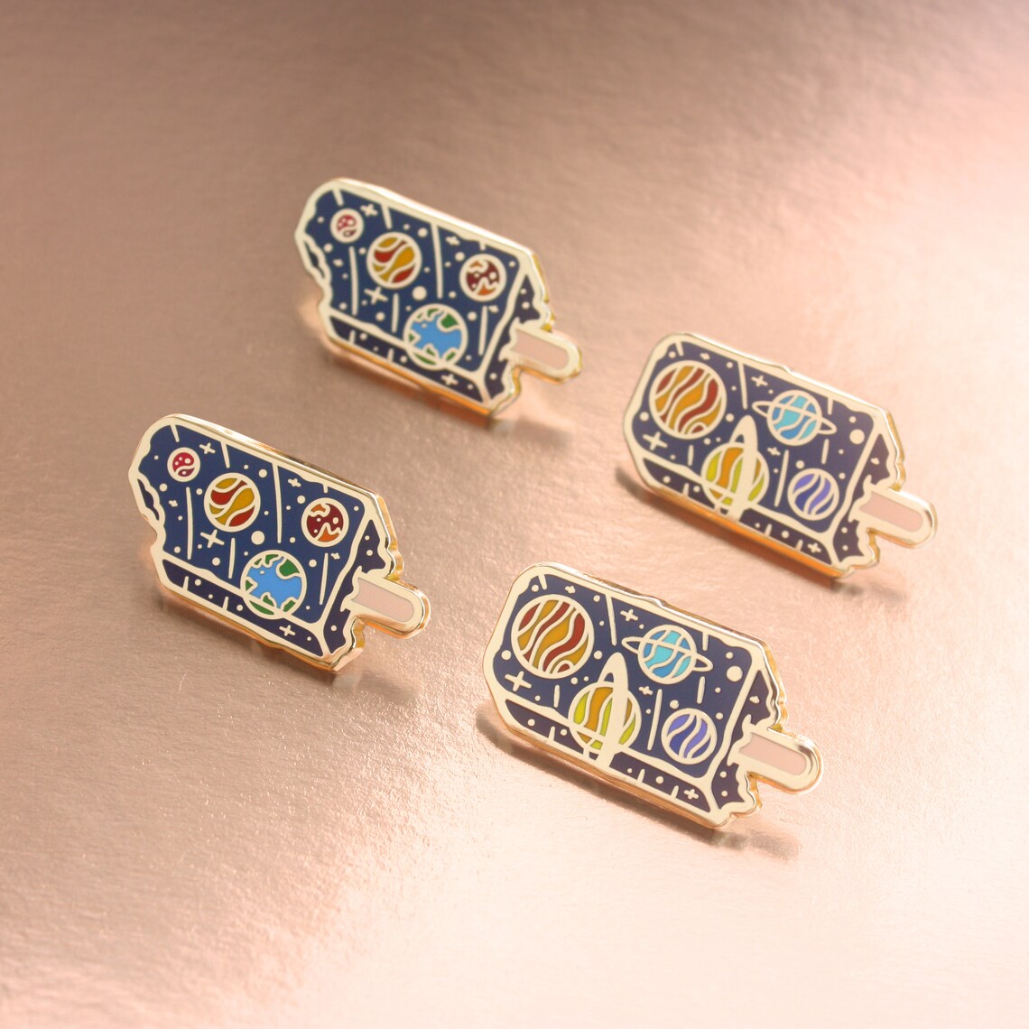 Planet Popsicles Enamel Pin Set - Etsy