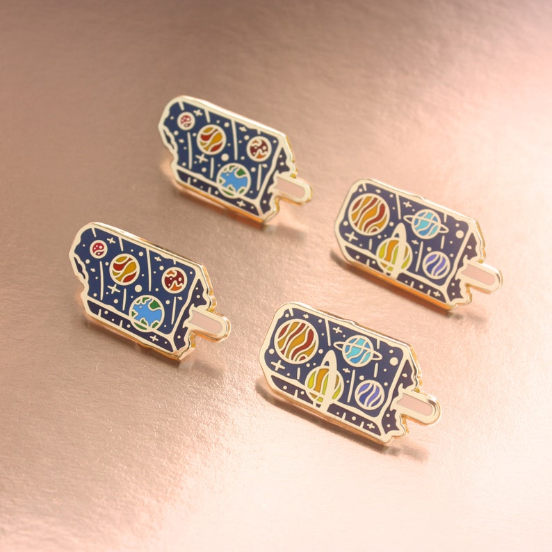 Planet Popsicles - Enamel Pin Set - Etsy