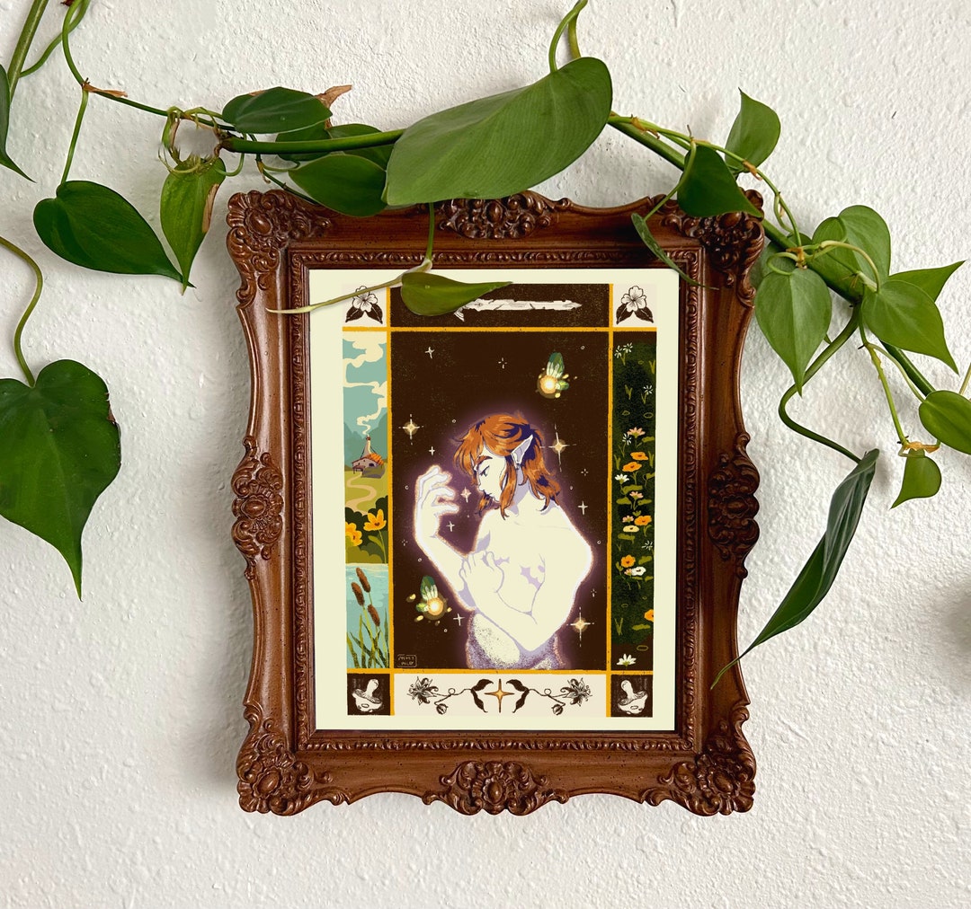 The Chosen One - the Legend of Zelda Link Print - Etsy