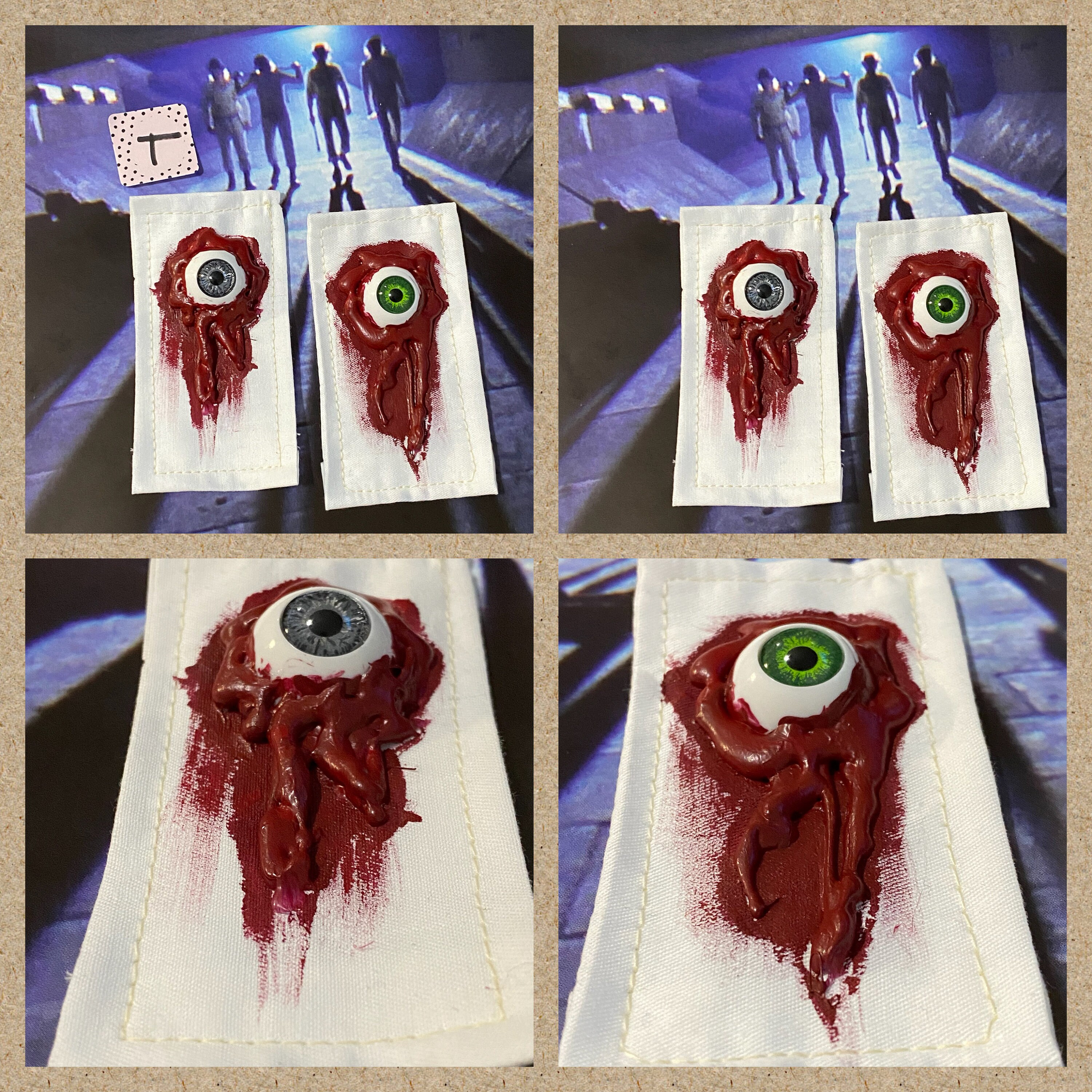 Clockwork Orange Eyeball Cufflinks