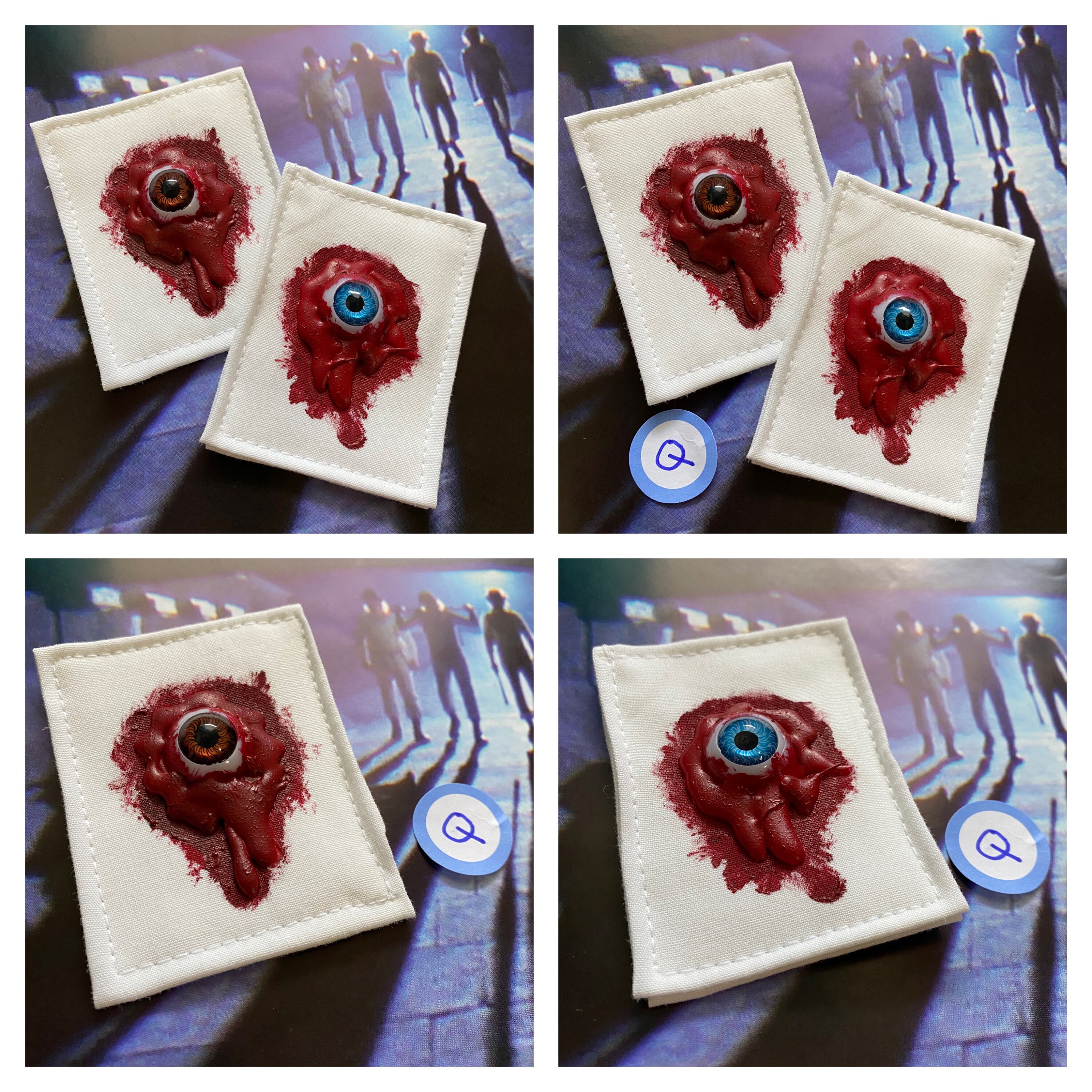 A Clockwork Orange 3D Bloody Eyeball Patches | Etsy