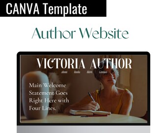 Author Canva Template - Etsy