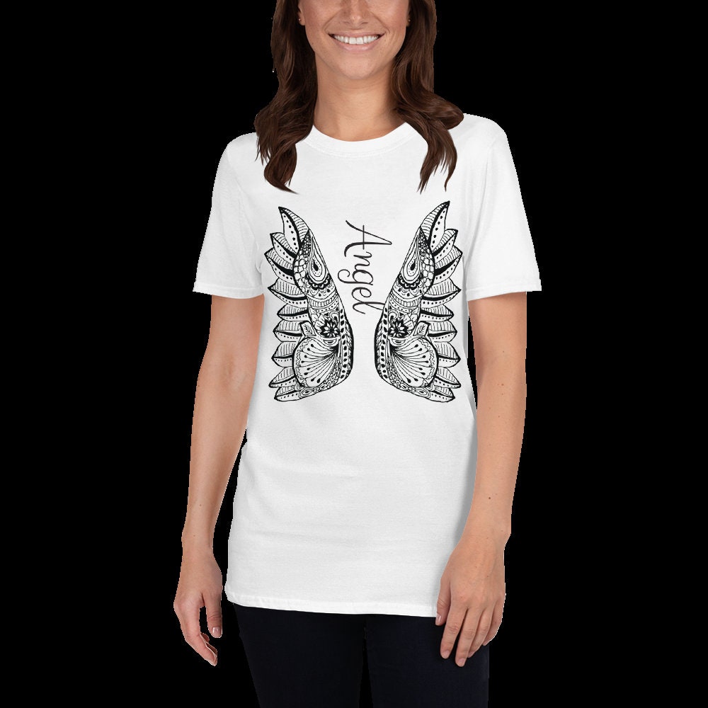 Engelsflügel T-Shirt, inspirational, Engel T-Shirt, Engel Tshirt ...