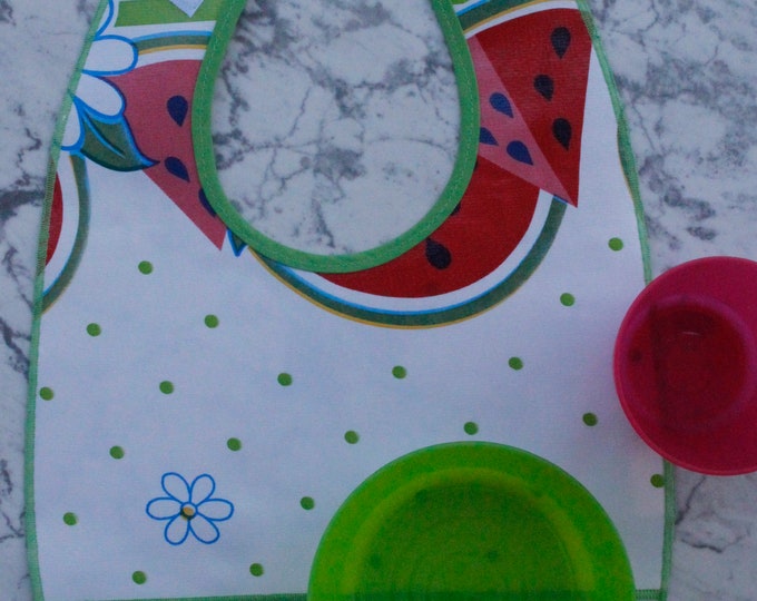 Dossard facile à nettoyer Bib bébé Toile à huile One Wipe Clean Dossard ...