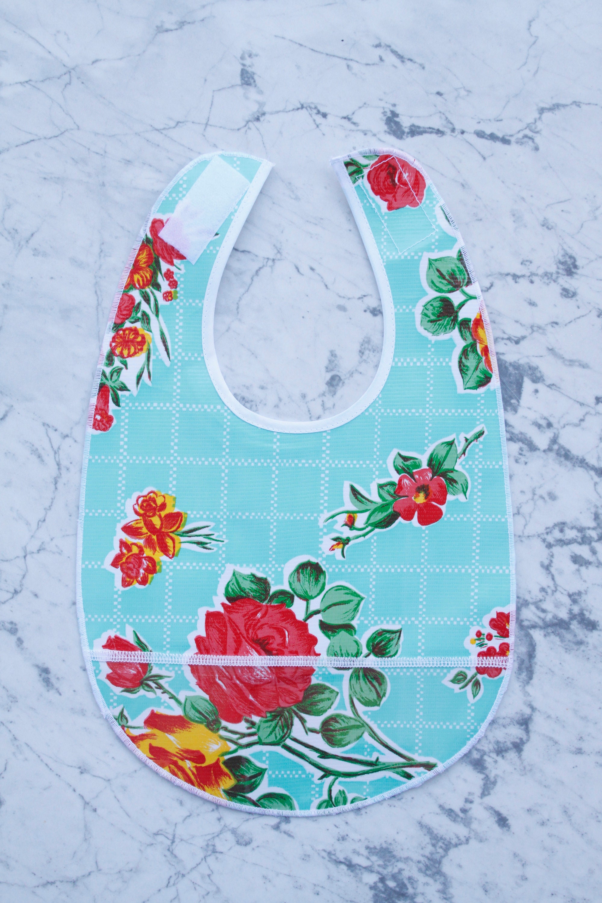 Easy-Clean Bib Baby Bib Oilcloth One Wipe Clean - Etsy.de