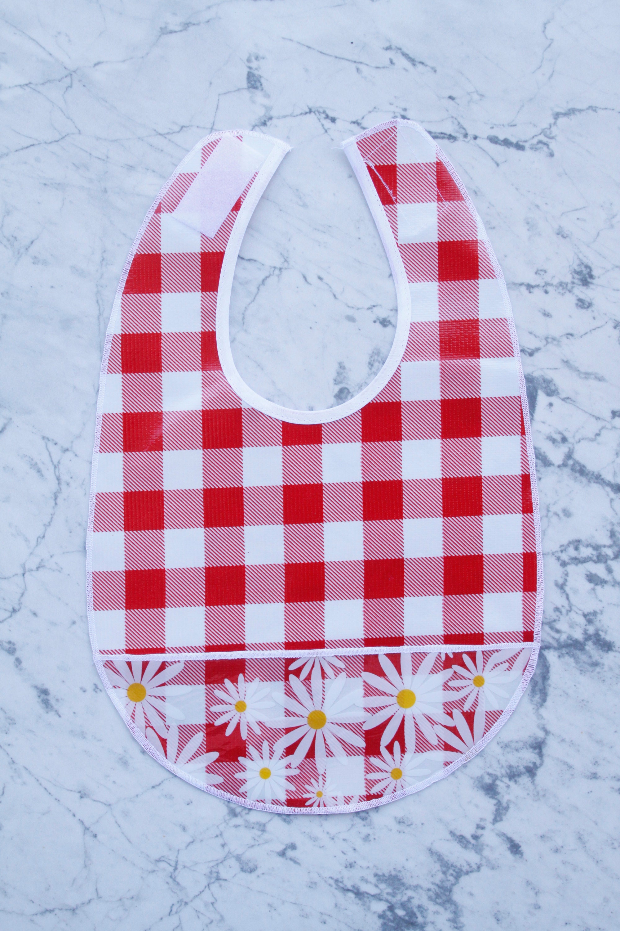 Easy-clean Bib Baby Bib Oilcloth One Wipe Clean Reusable Bib Waterproof ...